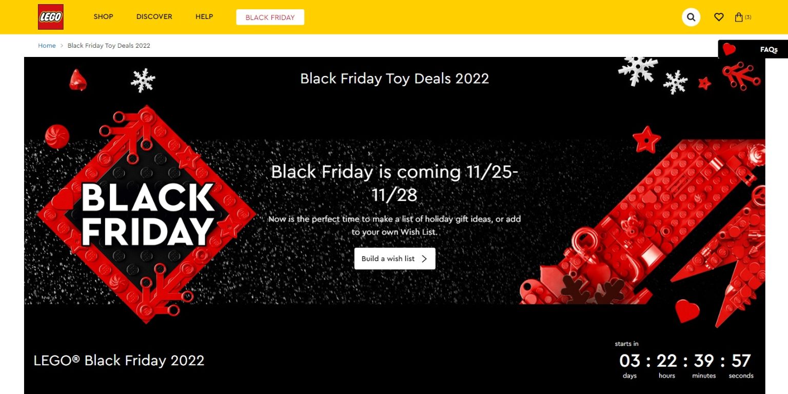 LEGO Shop at Home Black Friday 2022 Offers, Promotions & GWPs Revealed ...
