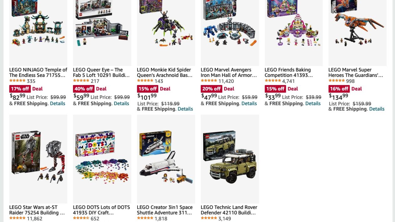 [US] Amazon 10 LEGO Sets On Sale with Savings from 15-40% off - Toys N ...