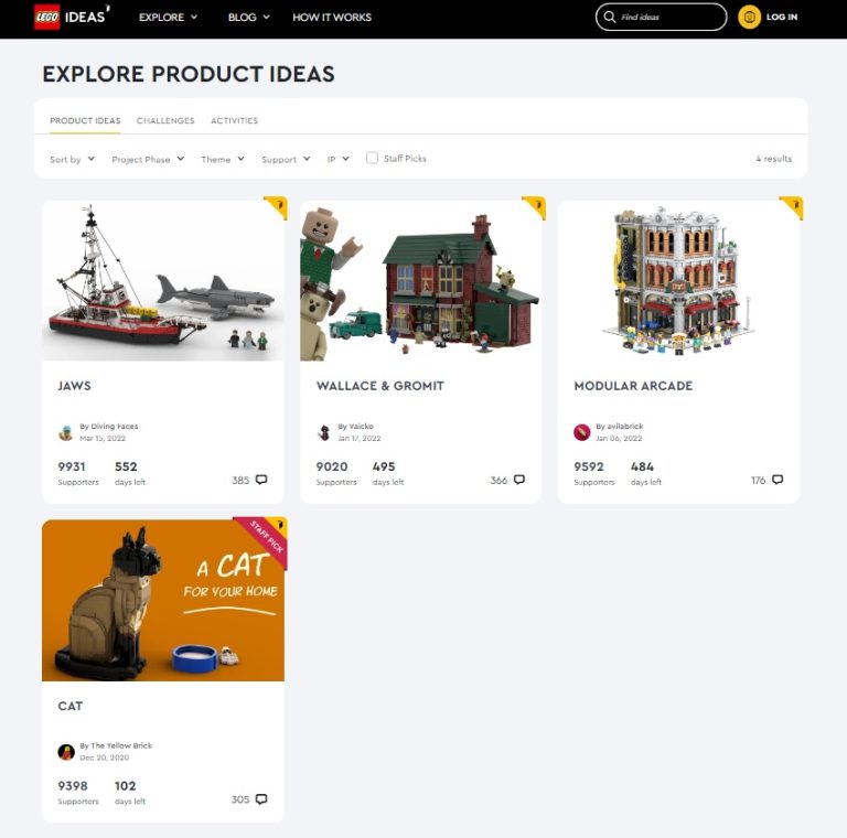 LEGO IDEAS Project Creations Approaching 10 000 Supporters (Week of November 6th, 2022) - Toys N ...