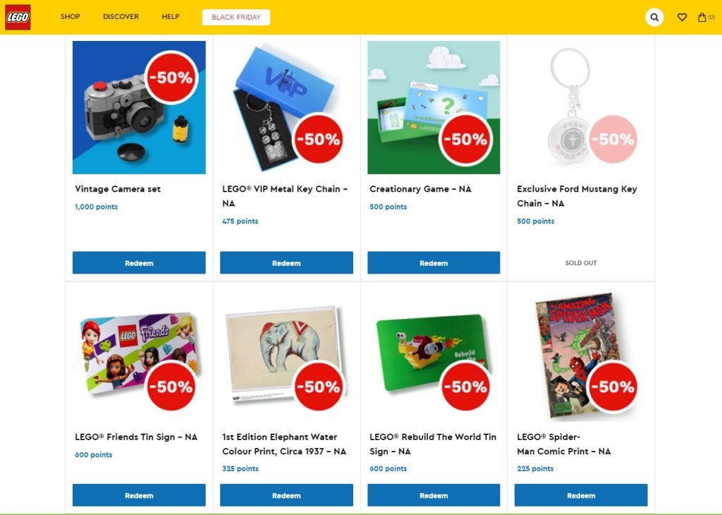 LEGO VIP Rewards Center Black Friday 2022: Sale on Rewards, New Items ...