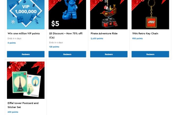LEGO VIP Rewards Center Black Friday 2022: Sale on Rewards, New Items ...