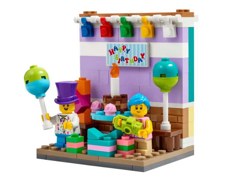 LEGO 40584 Birthday Diorama 2023 Set Images (Upcoming 2023 LEGO GWP ...