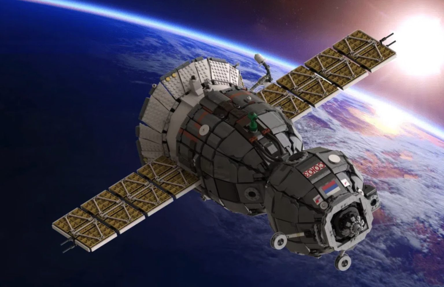 LEGO IDEAS Roscosmos Soyuz MS Spacecraft Project Creation Achieves 10 ...