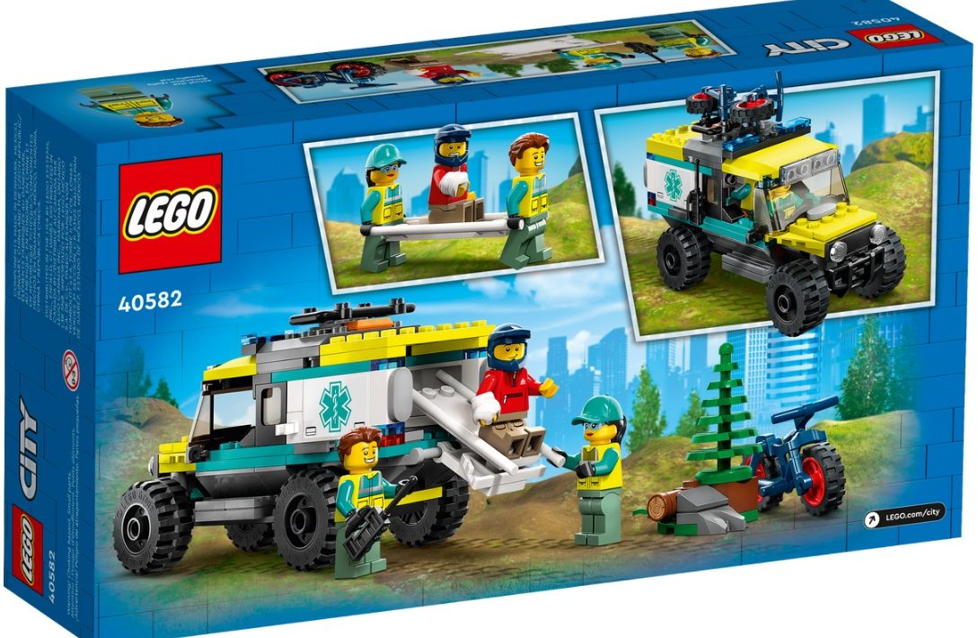 LEGO City 4×4 Off-Road Ambulance Rescue Gift Set (All LEGO Themes ...