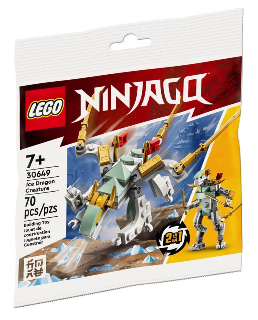 LEGO Ninjago 30649 Ice Dragon Creature 2023 Set Images