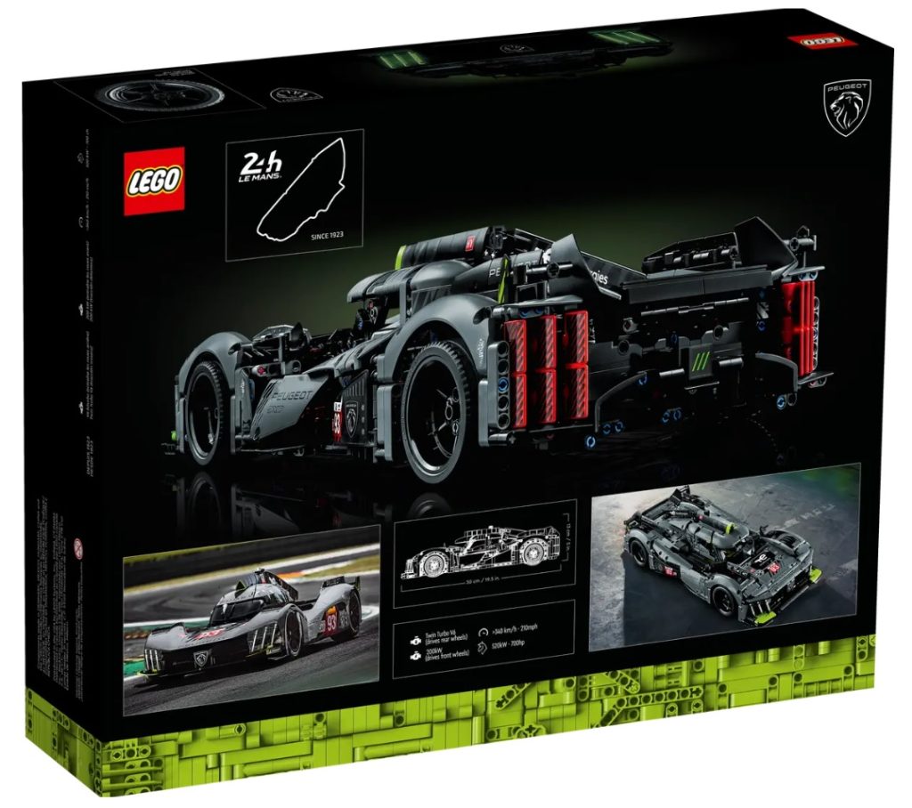 LEGO Technic 42156 PEUGEOT 9X8 24H Le Mans Hybrid Hypercar 2023 Release ...
