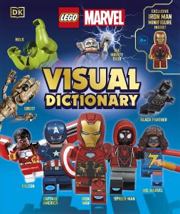 DK LEGO Marvel Visual Dictionary 2023 - Exclusive Iron Man Minifigure ...