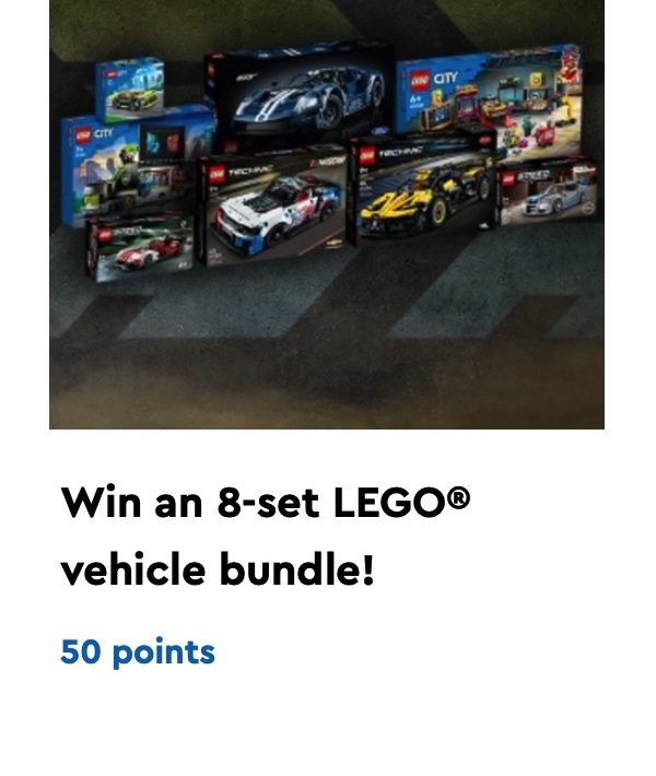LEGO April & May 2023 Vehicle Sets Sweepstake Giveaway at VIP Rewards ...