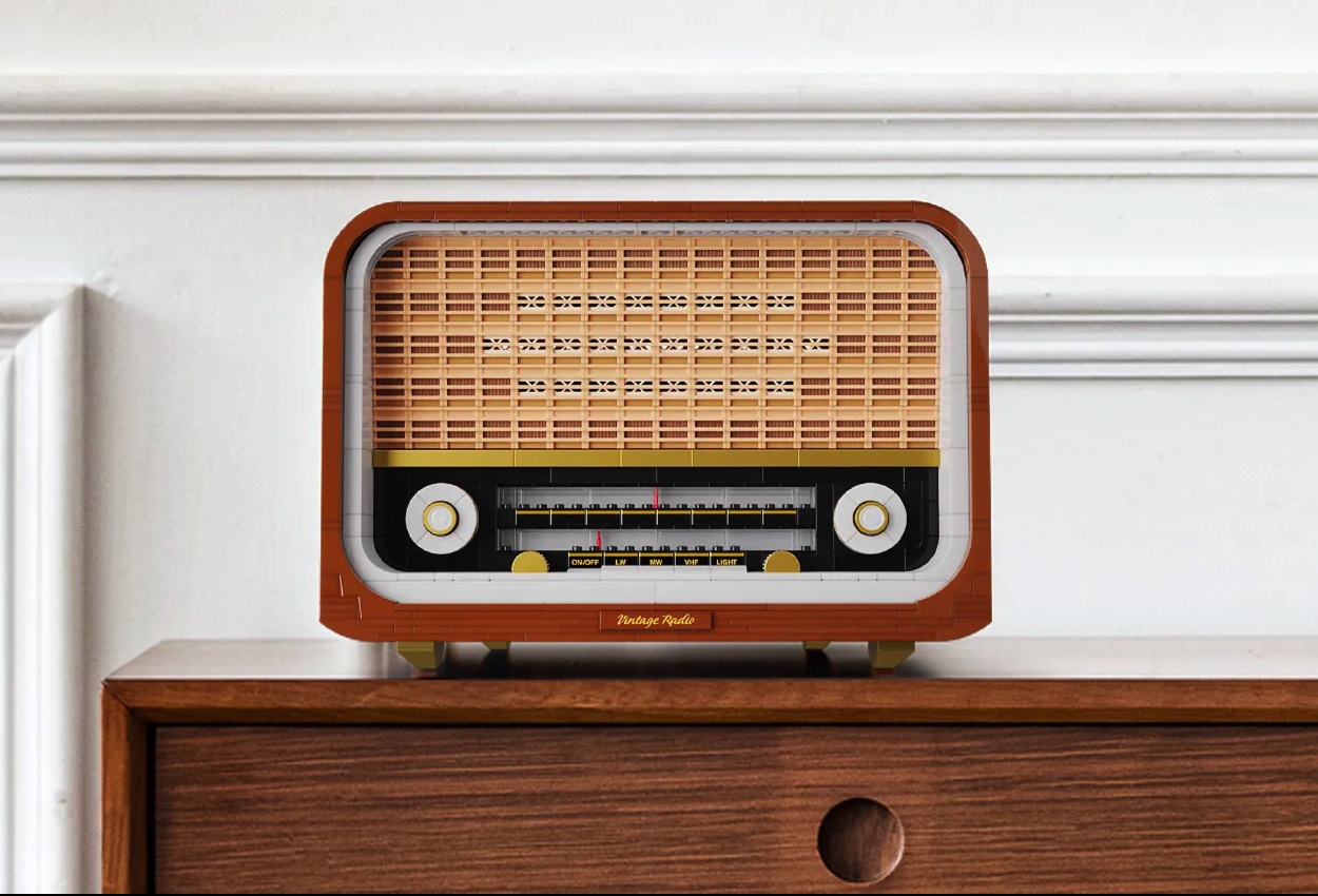 LEGO IDEAS Vintage Radio Project Creation Achieves 10 000 Supporters ...