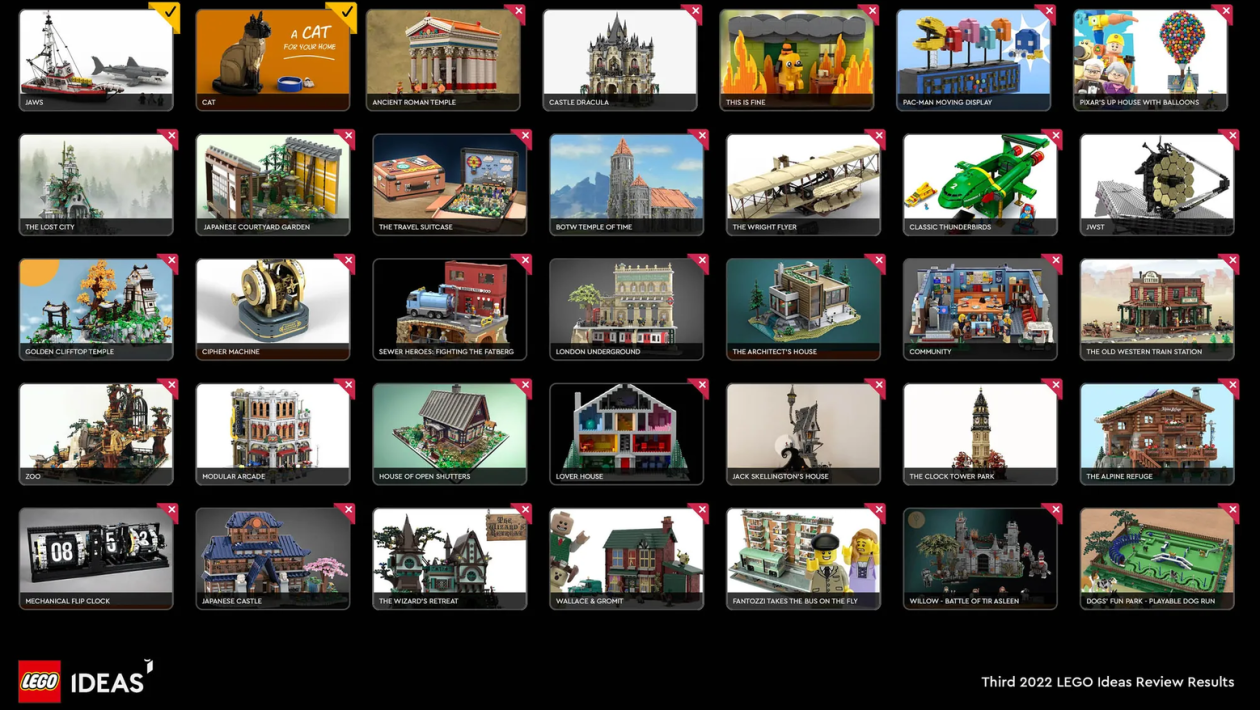 LEGO IDEAS Third 2022 Review Results - Approved Creations - Toys N Bricks