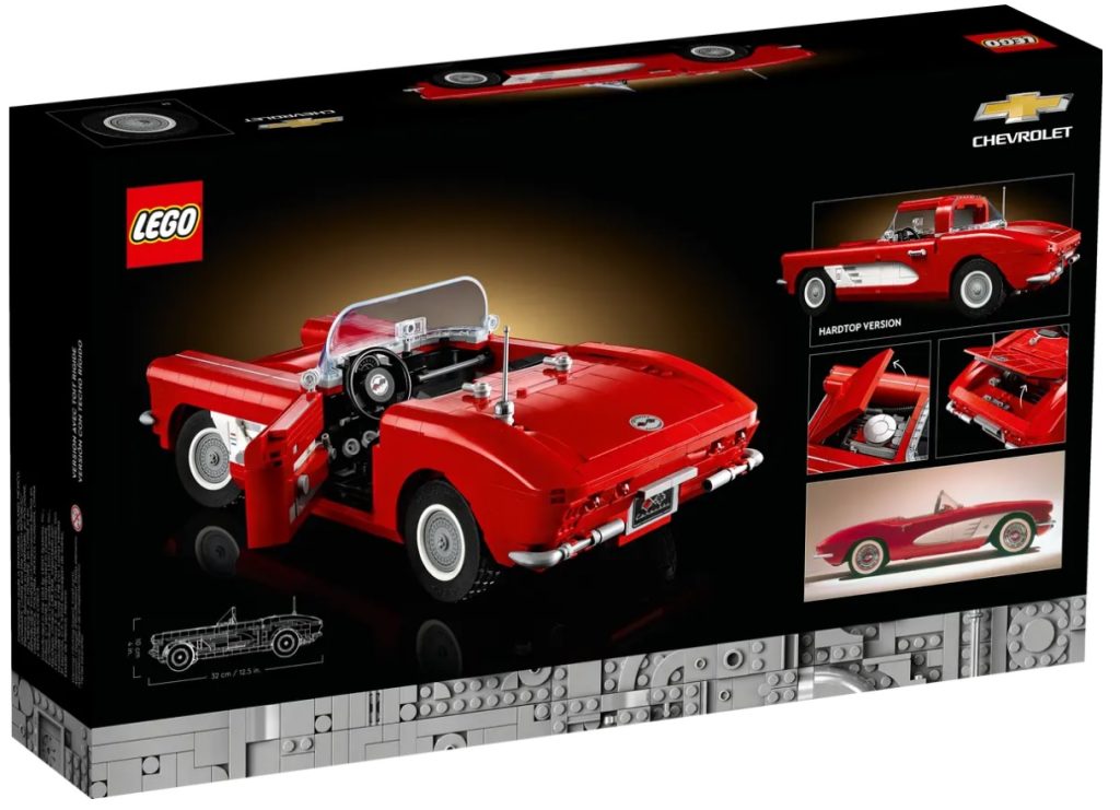 18+ LEGO Icons Chevrolet Corvette Car Model Summer August 2023 Set ...