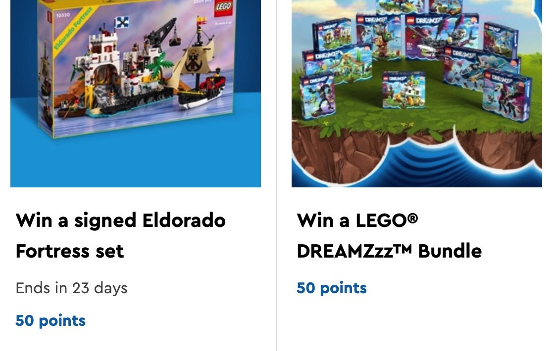 LEGO July 2023 VIP Rewards Sweepstake Raffle (DREAMZzz Bundle & 18+ Eldorado Fortress) - Toys N ...