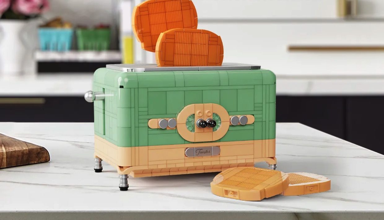 LEGO IDEAS Vintage Toaster Project Creation Achieves 10 000 Supporters ...