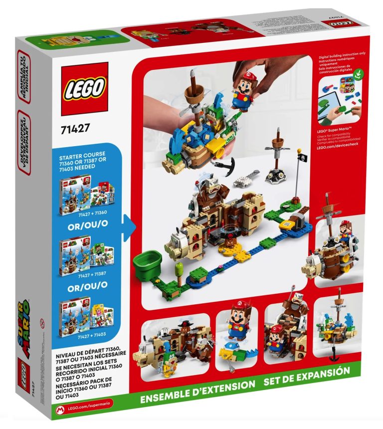 LEGO Super Mario 71427 Larry's and Morton’s Airships Expansion Set ...