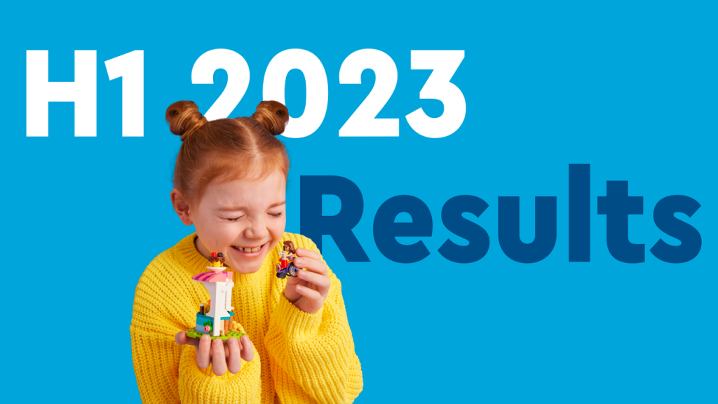 LEGO Group Financial Results H1 2023 Press Release - First Half of 2023