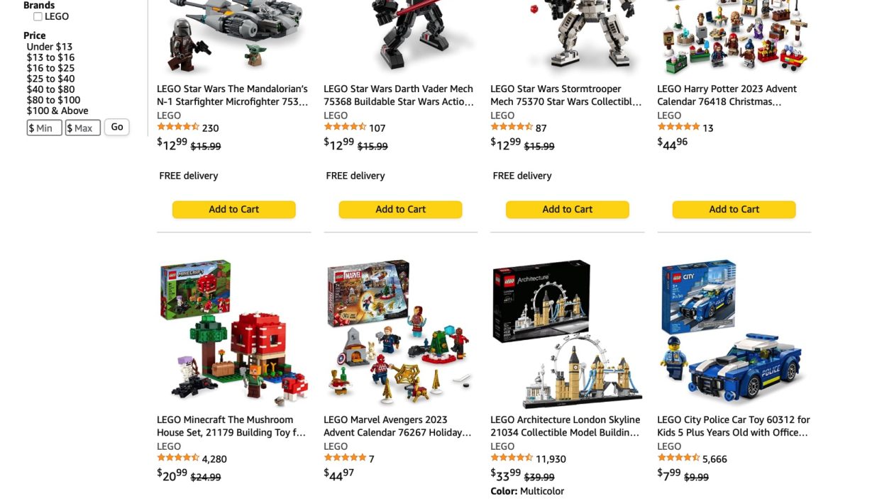 [US] Amazon $10 off $50 Select LEGO Promotion (Stackable with ...