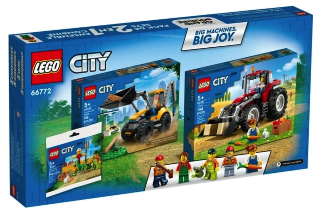 LEGO City 66772 Big Wheel Gift Set 2 in 1 Combo Pack 2023 - Wal-Mart ...