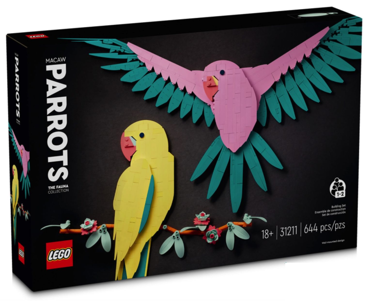 18+ LEGO ART 31211 The Fauna Collection – Macaw Parrots January 2024 ...