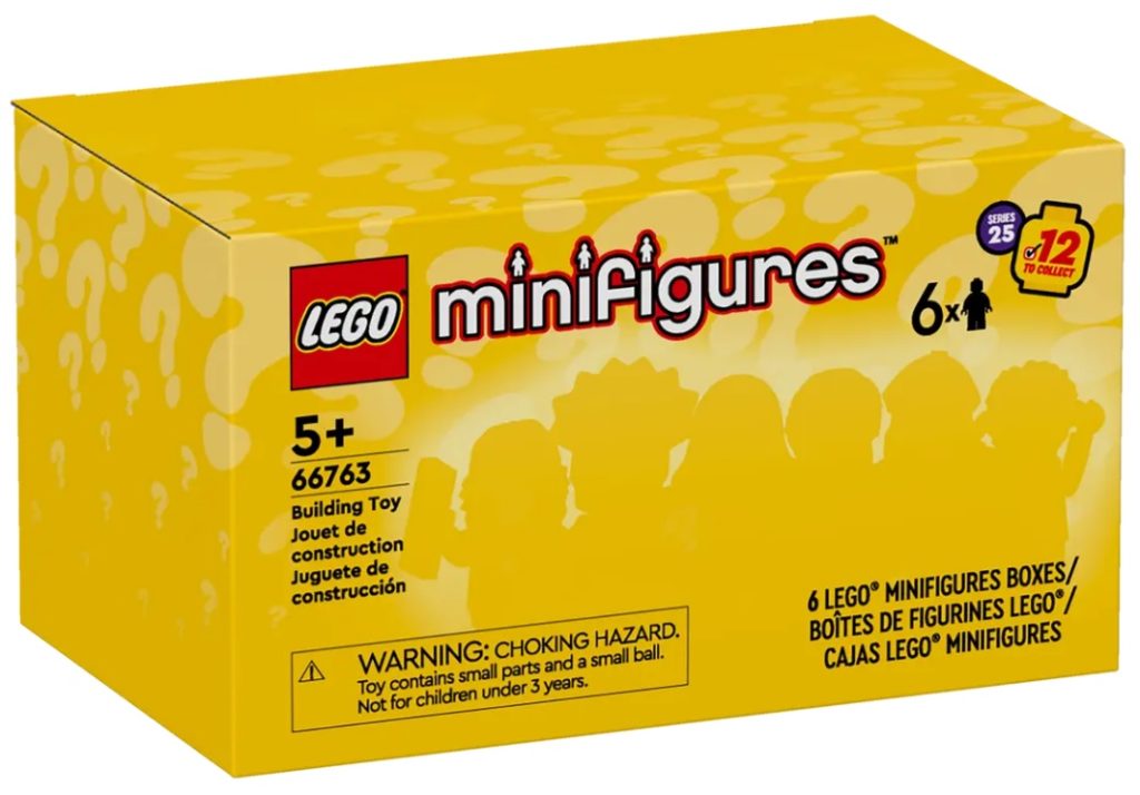 LEGO 66763 Series 25 Minifigures 6 Pack Box January 2024 Set Image ...