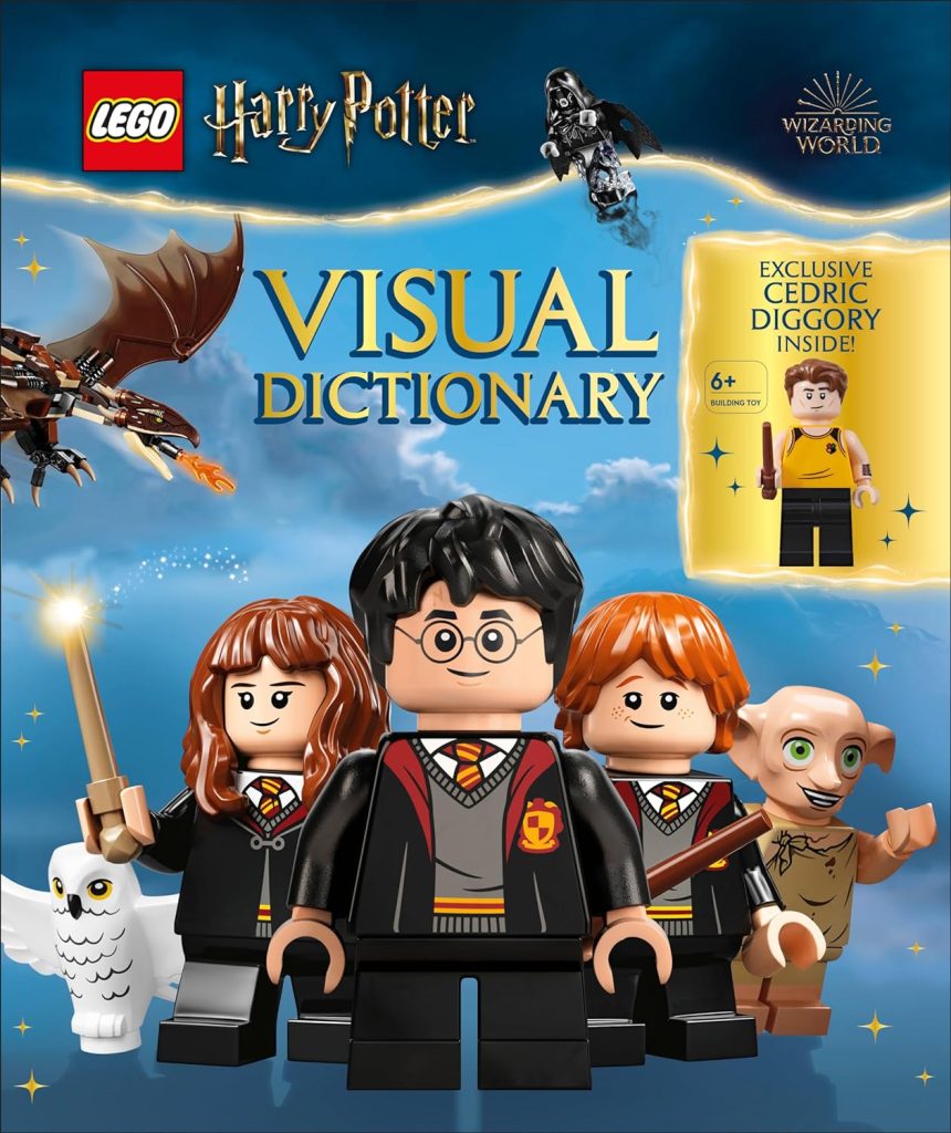 DK LEGO Harry Potter Visual Dictionary Book 2024 with Cedric Diggory ...