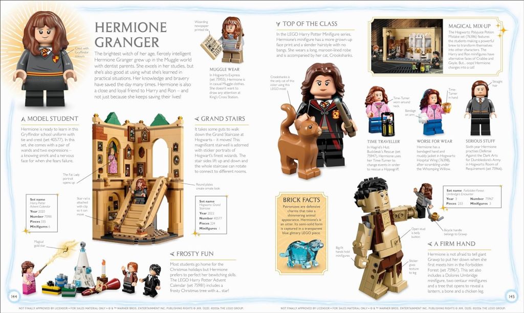 2024 DK LEGO Harry Potter Visual Dictionary Book Now Officially ...