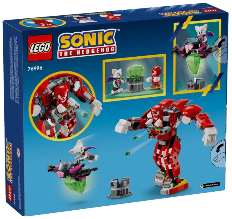 LEGO Sonic The Hedgehog 76996 Knuckles' Guardian Mech January 2024 Set ...