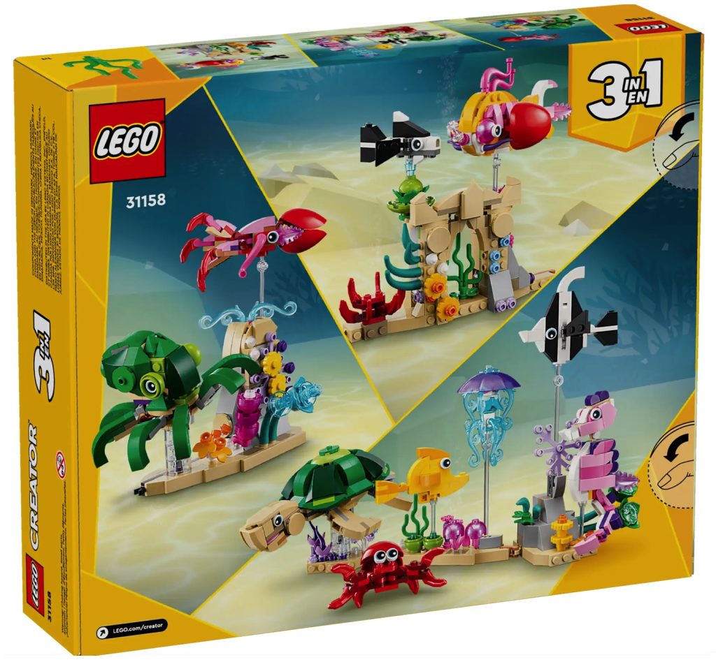 LEGO Creator 3in1 31158 Sea Animals March 2024 Set Image Leaks, Prices ...