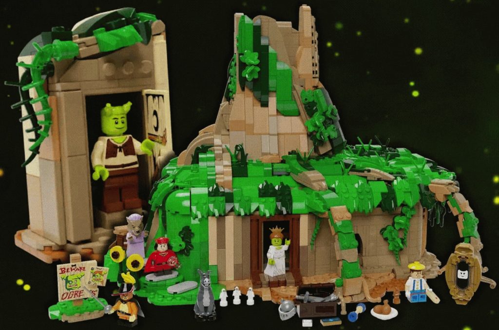 LEGO IDEAS Dreamworks' Shrek's Swamp 2 Project Creation Achieves 10 000 ...
