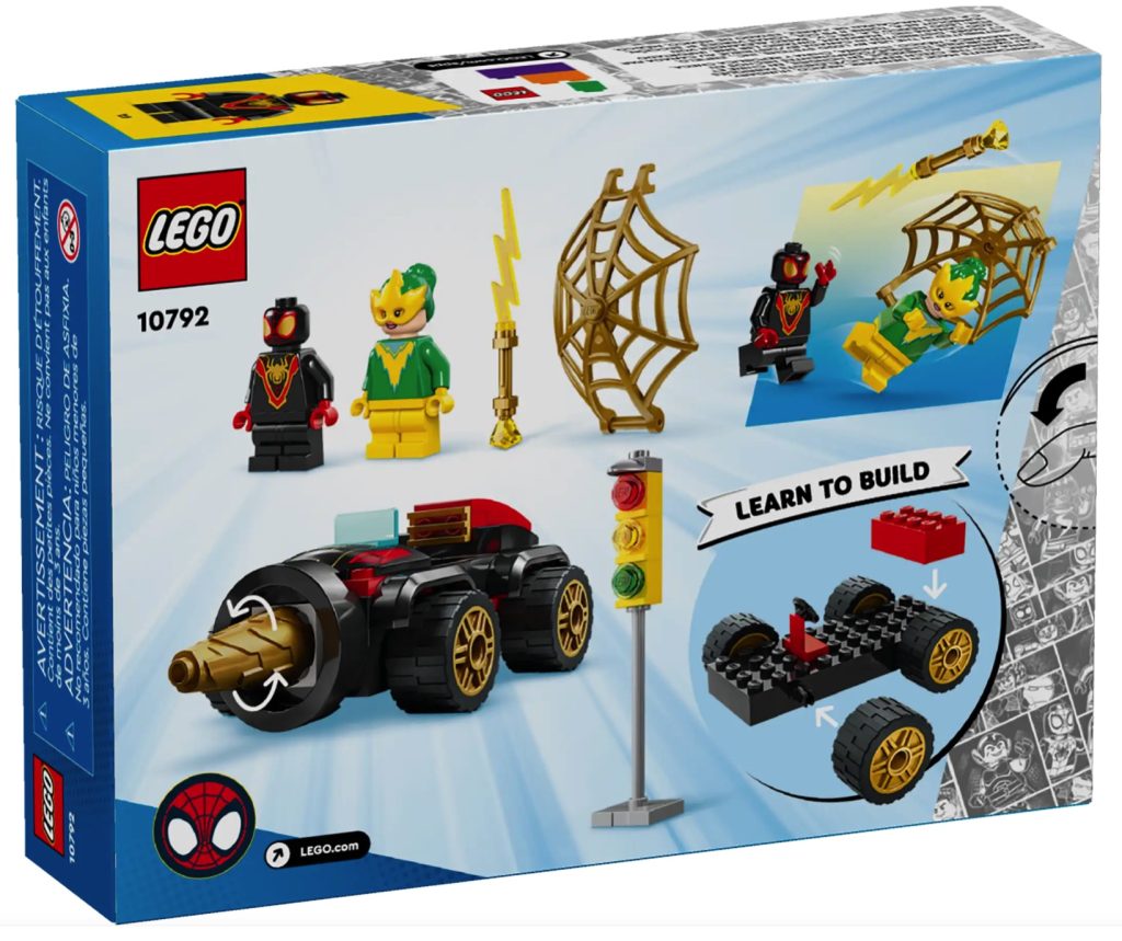 LEGO Marvel 10792 Spider-Man Drill Spinner Vehicle March 2024 Set Image ...