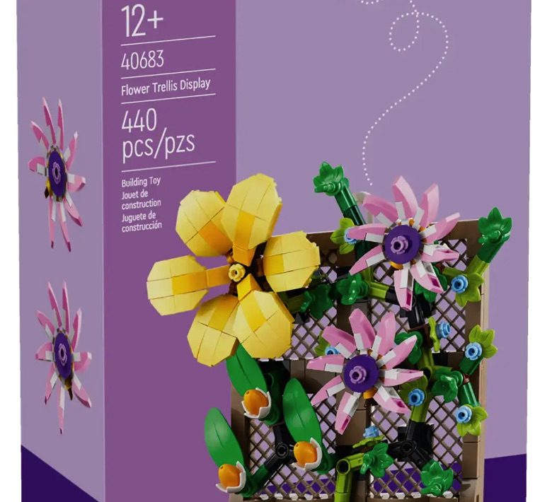 LEGO 40683 Flower Trellis Display GWP 2024 Set Images - Toys N Bricks