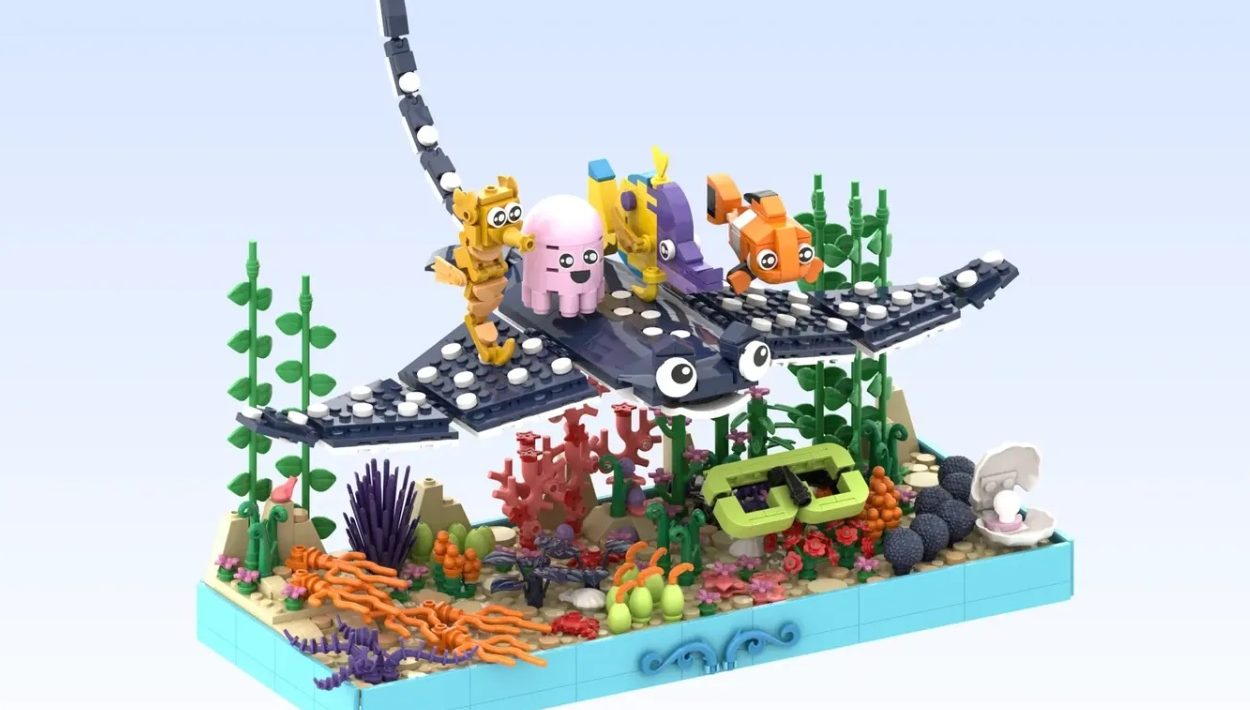 LEGO IDEAS Finding Nemo - First Day of School Project Creation Achieves ...