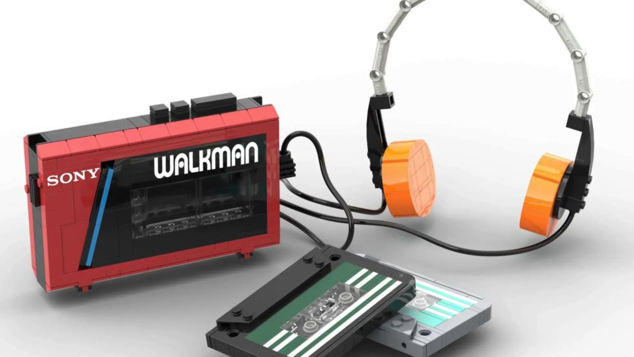 LEGO IDEAS Sony Walkman Project Creation Achieves 10 000 Supporters ...