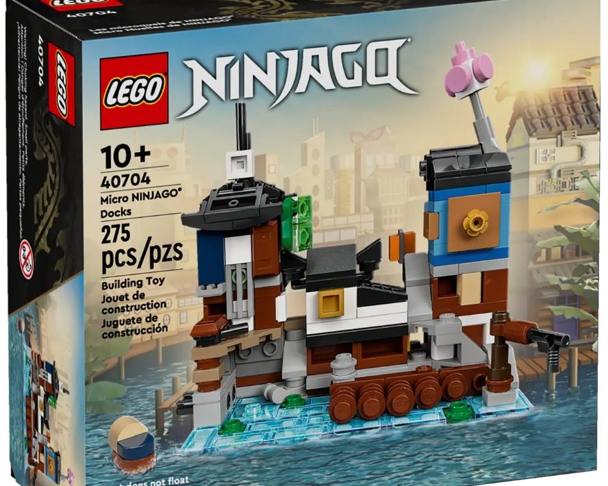 LEGO Ninjago 40704 Micro Ninjago Docks GWP 2024 Set Images - Toys N Bricks