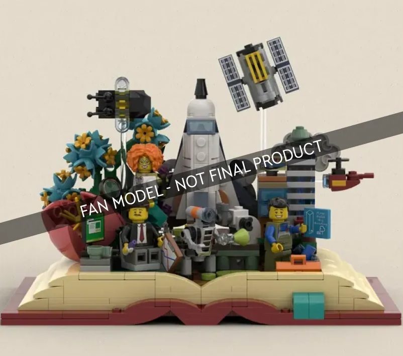 LEGO IDEAS Project Creation Knowledge is Power - Winner for Target US ...