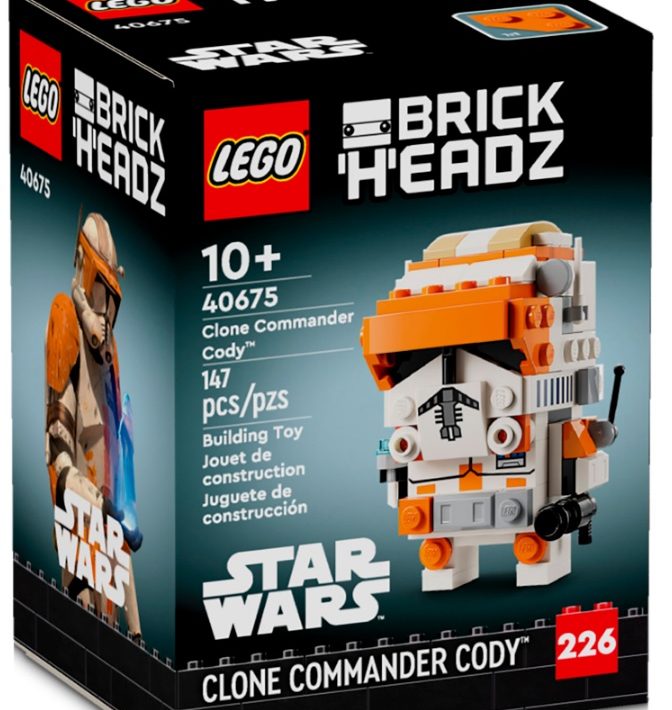 LEGO Star Wars BrickHeadz 40675 Clone Commander Cody May 2024 Set ...