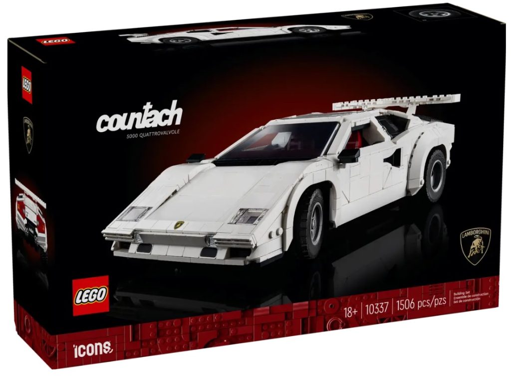 18+ LEGO Icons 10337 Lamborghini Countach 5000 Quattrovalvole Summer ...