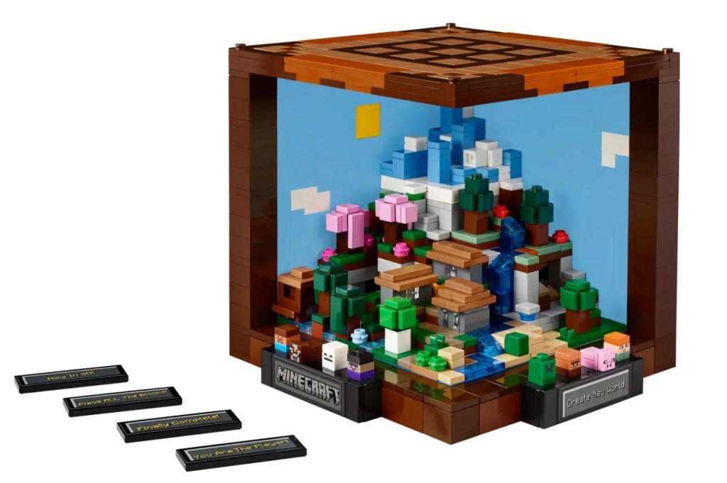 18+ LEGO Minecraft 21265 The Crafting Table Summer August 2024 Set ...