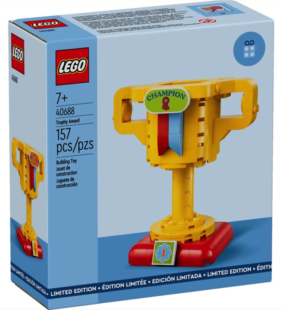 Upcoming LEGO 40688 Trophy Award GWP 2024 Set Images