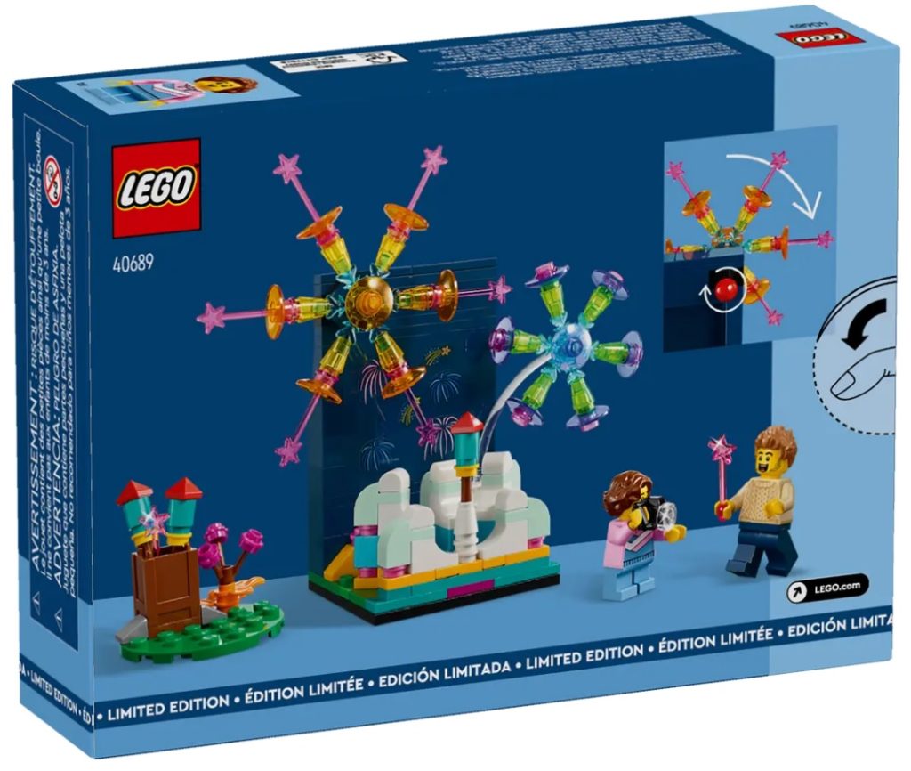 Upcoming LEGO 40689 Firework Celebrations GWP 2024 Set Images