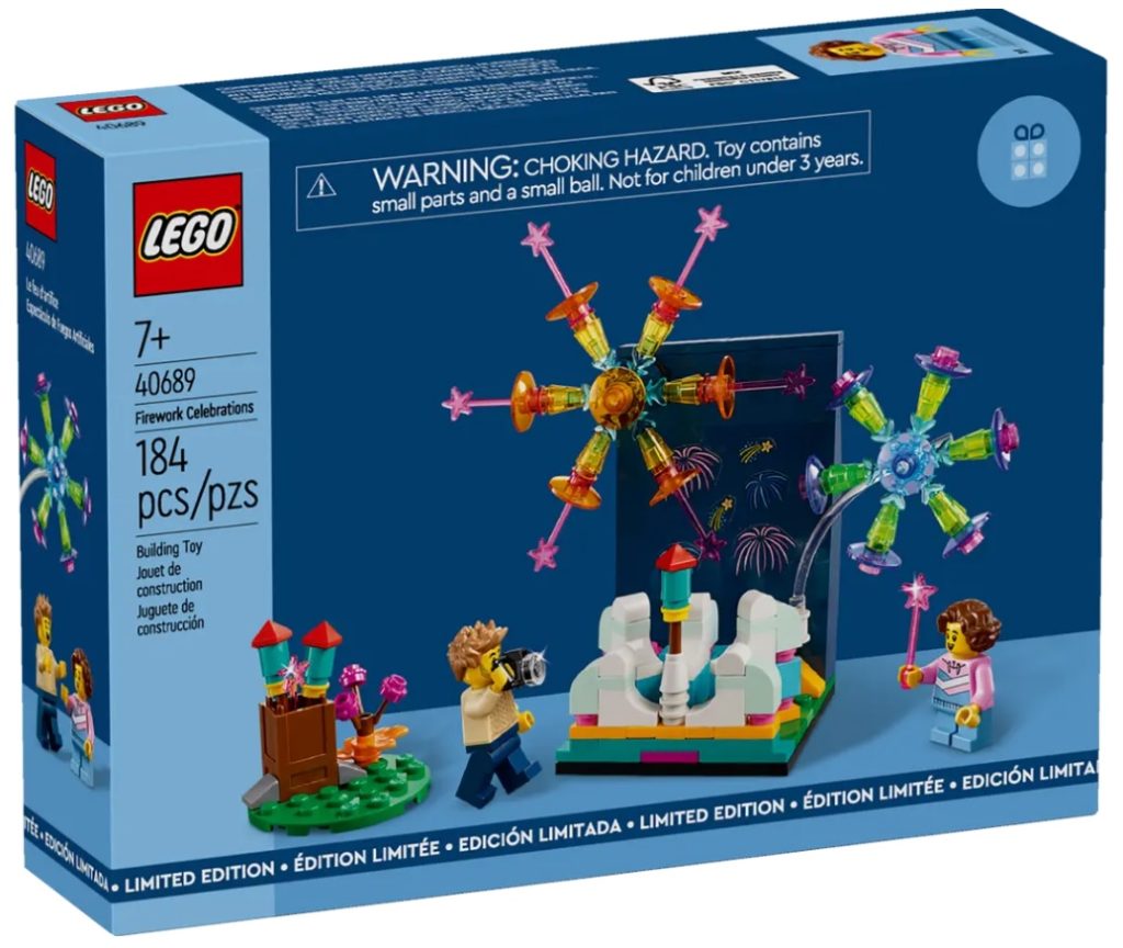 Upcoming LEGO 40689 Firework Celebrations GWP 2024 Set Images