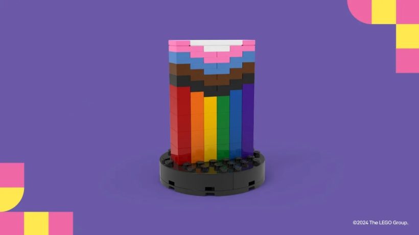 LEGO Store Progress Pride Flag Building Event on June 14, 2024 (Make & Take LEGO Home for Free)