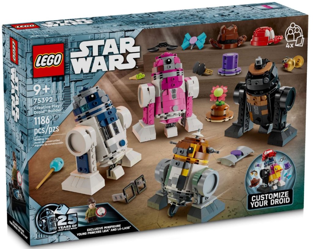LEGO Star Wars 75392 Creative Play Droid Builder 25th Anniversary Set ...