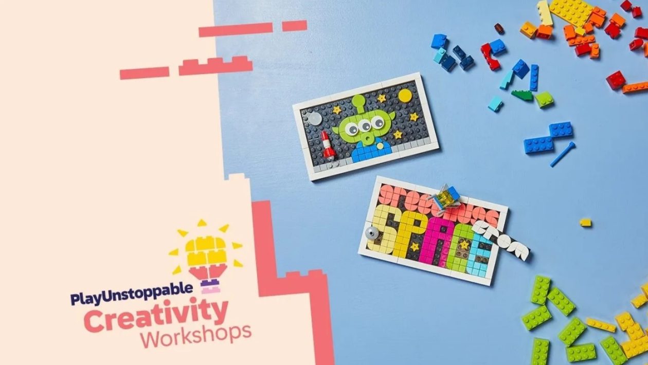 LEGO Store Creativity Workshop Space Postcard (Free Kids Building Event ...
