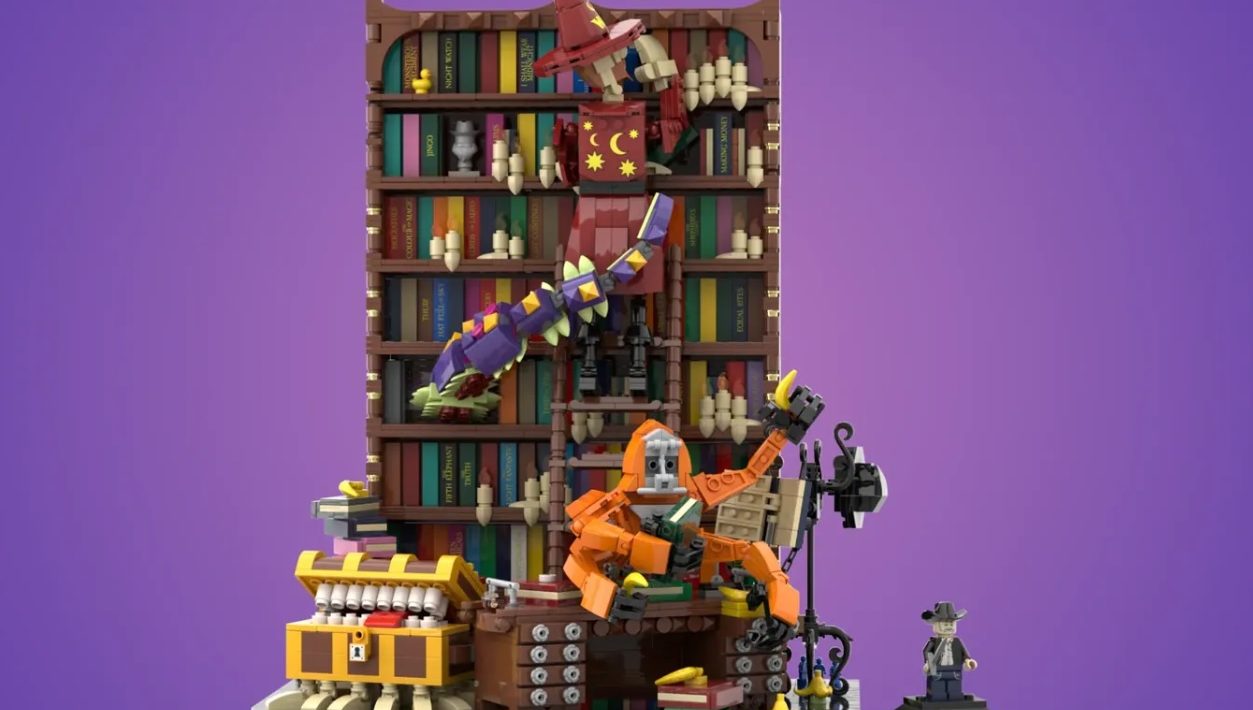 LEGO IDEAS The Discworld Unseen University Library Project Creation ...