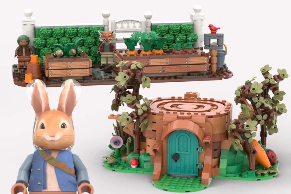 LEGO IDEAS Peter Rabbit Project Creation Achieves 10 000 Supporters
