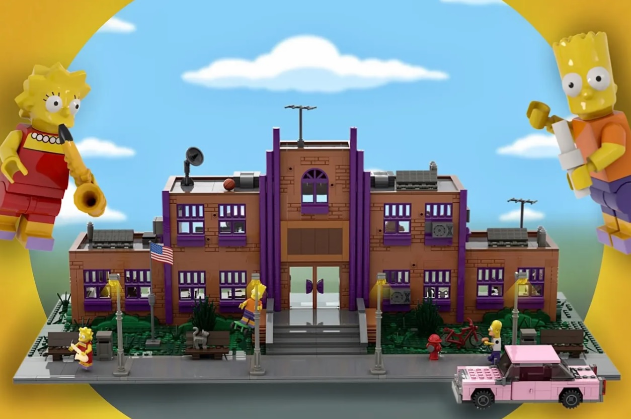 LEGO IDEAS Springfield Elementary School Simpsons Project Creation ...