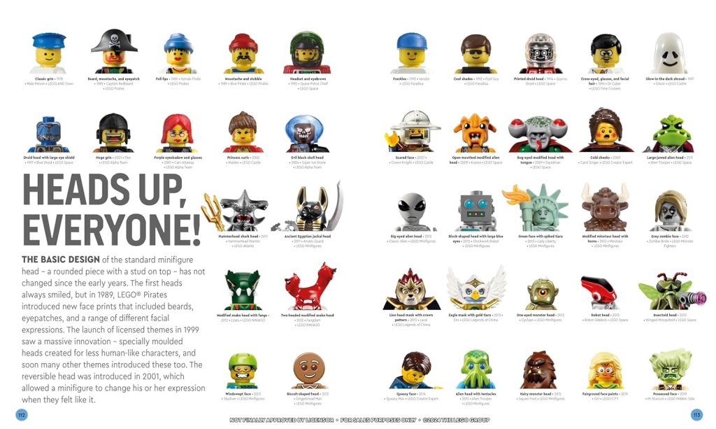 DK LEGO Minifigure Visual History Updated and Expanded (with Exclusive Blacktron Minifigure ...