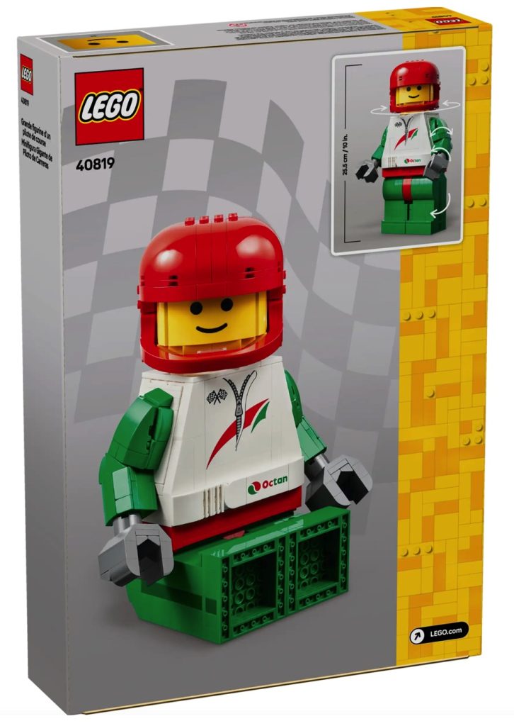 LEGO 40819 Up-Scaled Racing Driver Minifigure March 2025 Set Images ...
