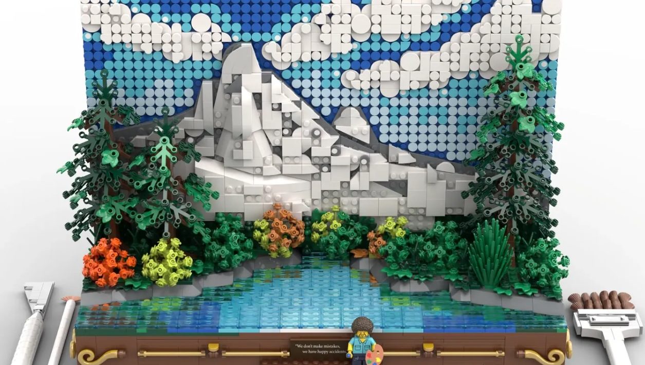 LEGO IDEAS Bob Ross The Joy of Building Project Creation Achieves 10 ...
