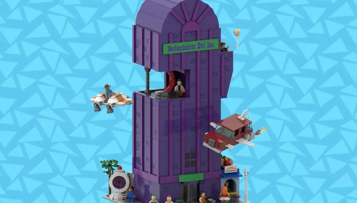 LEGO IDEAS Disney's Phineas and Ferb Doofenshmirtz Evil Incorporated Project Creation Achieves ...
